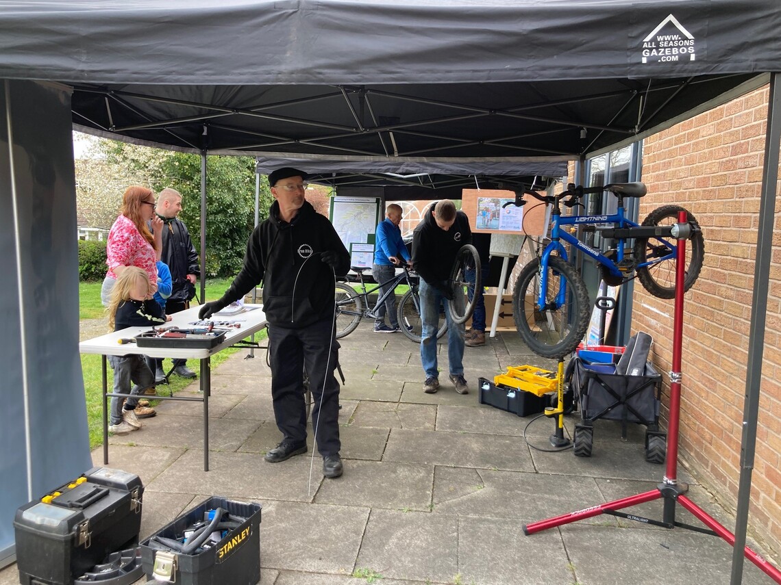 Free bike check and security marking - Cycle North Cheshire